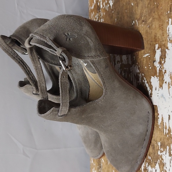 Frye | Shoes | Frye Margaret Shootie Stacked Heel Size 85 | Poshmark